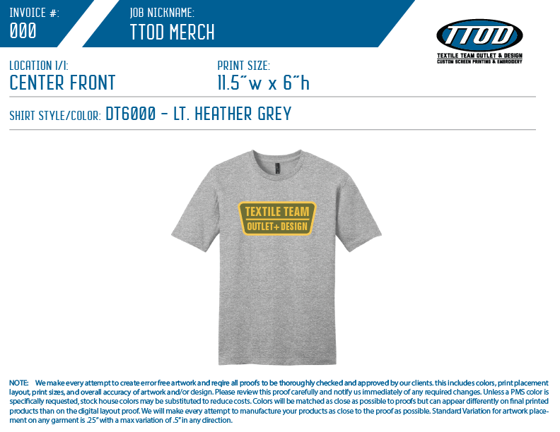 PROOFS – Textile Team Outlet & Design